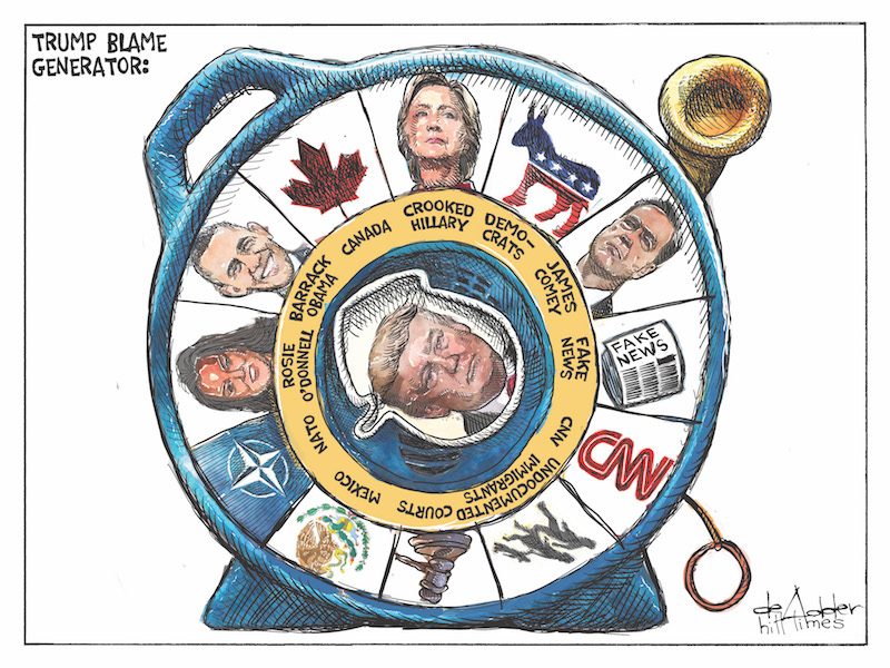 Trump Blame Generator : r/canadapoliticshumour