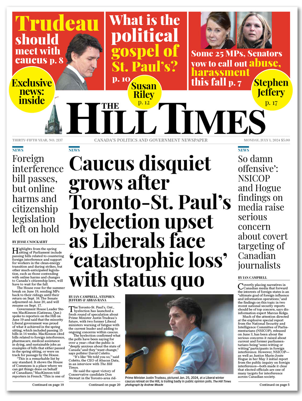 Issue - The Hill Times